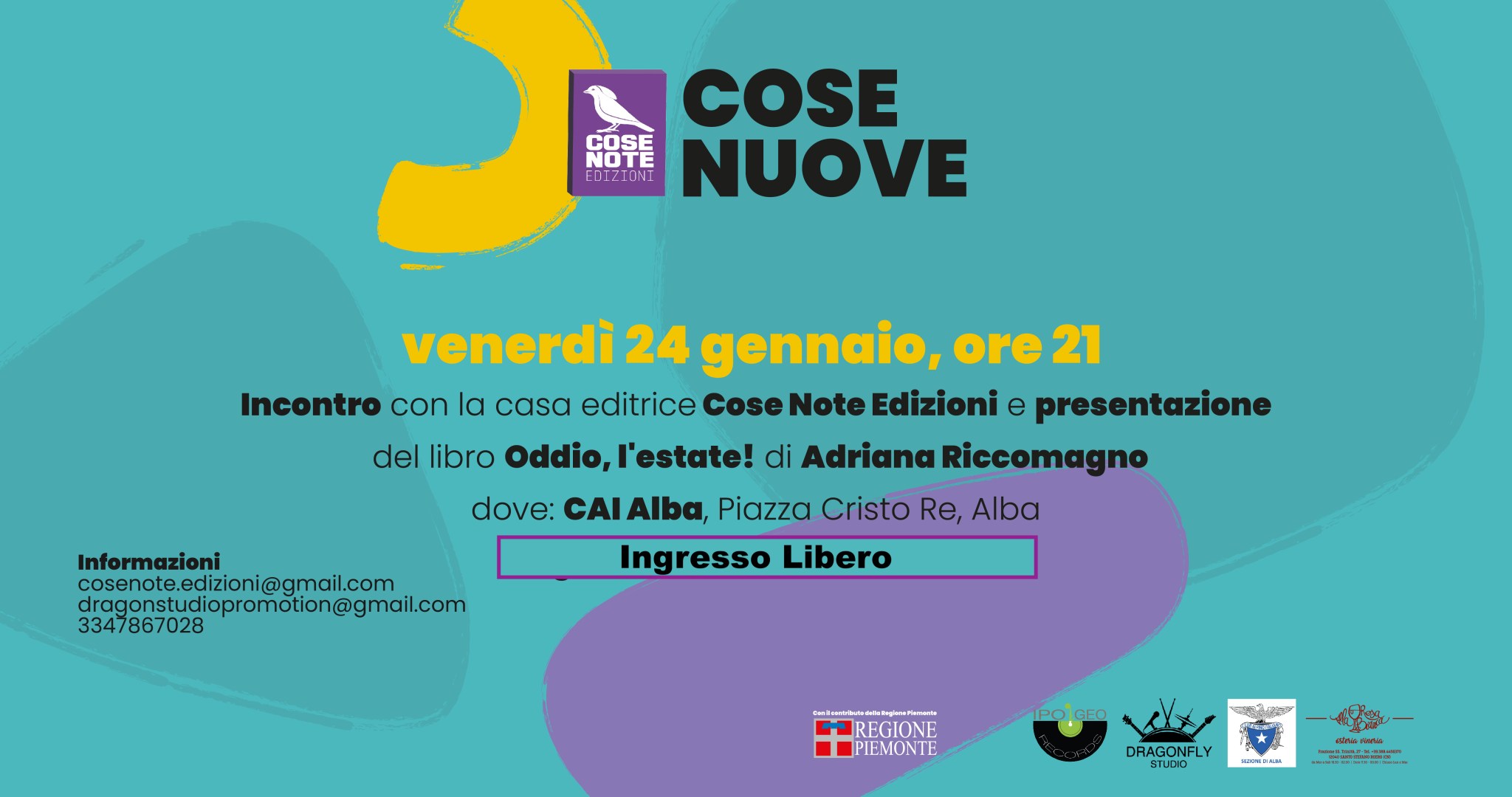 Cose Note Edizioni – Le tue opere, la nostra cura